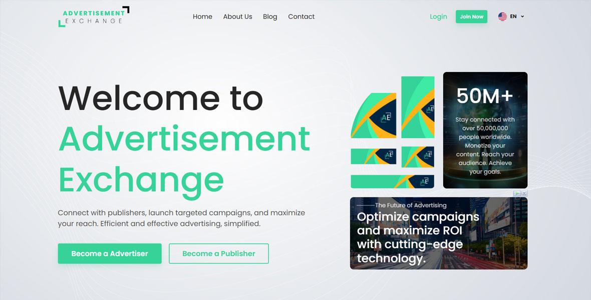 Advertisement Exchange - Advertiser Login